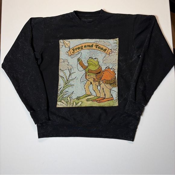 rag & bone | Sweaters | Rag Bone Black Frog And Toad Crewneck Sweater ...